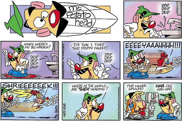 Mr. Potato Head, January 2002 comic strips | Garfield Wiki | Fandom