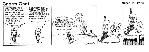 Gnorm Gnat, 1973 comic strips | Garfield Wiki | Fandom