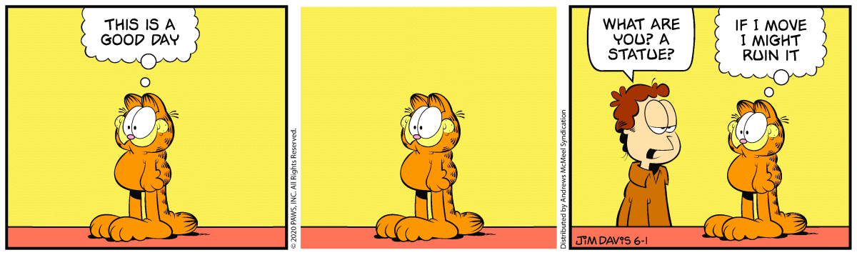 Garfield, June 2020 comic strips | Garfield Wiki | Fandom