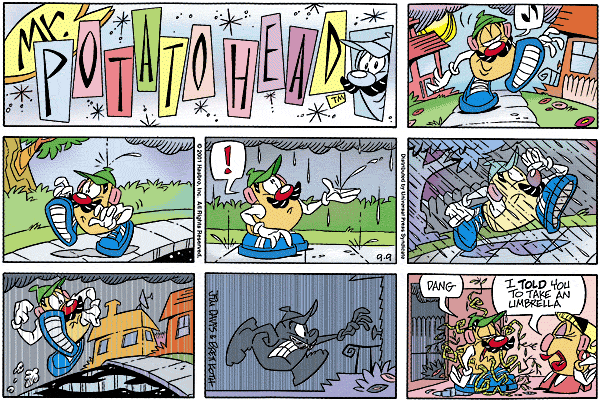 Mr. Potato Head, September 2001 comic strips | Garfield Wiki | Fandom
