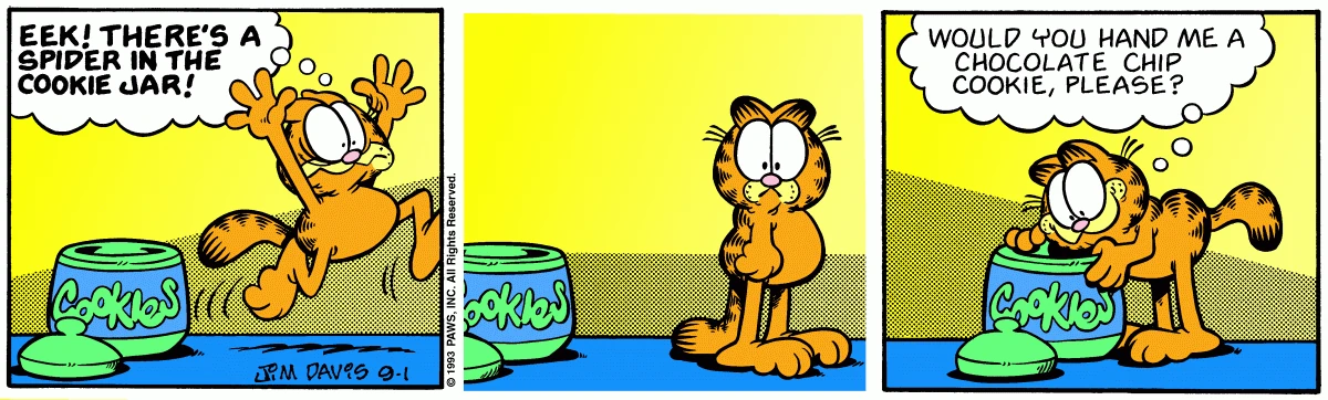 Garfield, September 1993 comic strips | Garfield Wiki | Fandom