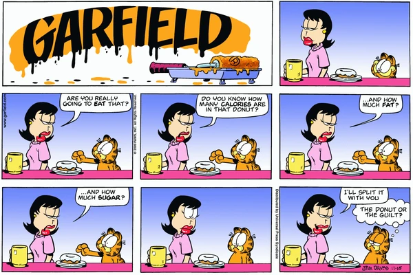 Garfield, November 2009 comic strips | Garfield Wiki | Fandom