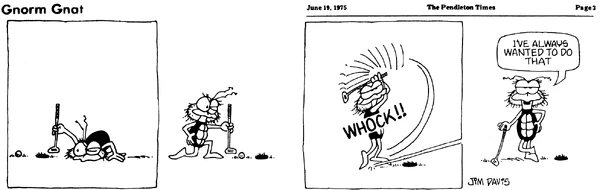 Gnorm Gnat, 1975 comic strips | Garfield Wiki | Fandom