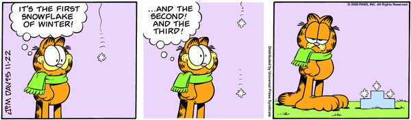 Garfield, November 2008 comic strips | Garfield Wiki | Fandom