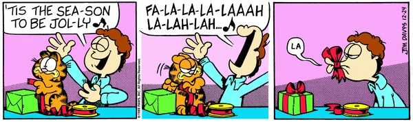 Garfield, December 1988 comic strips | Garfield Wiki | Fandom