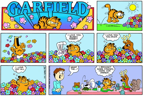 Garfield, June 1982 comic strips | Garfield Wiki | Fandom