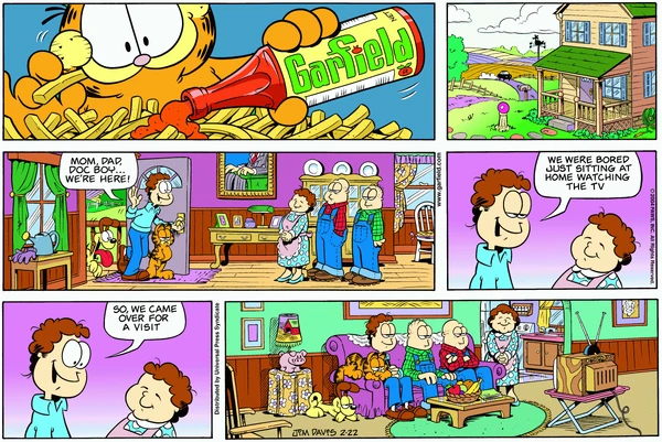 Garfield, February 2004 comic strips | Garfield Wiki | Fandom