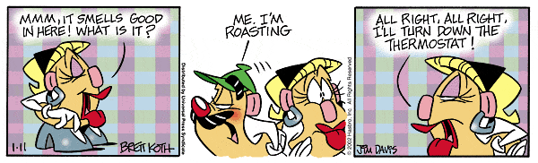 Mr. Potato Head, January 2002 comic strips | Garfield Wiki | Fandom