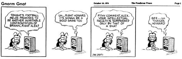 Gnorm Gnat, 1974 comic strips | Garfield Wiki | Fandom