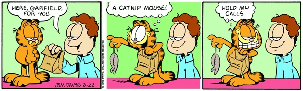 Garfield, March 1996 comic strips | Garfield Wiki | Fandom