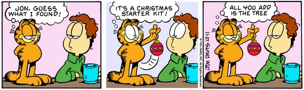 Garfield, December 1995 comic strips | Garfield Wiki | Fandom