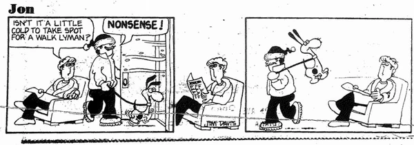 Jon, 1977 comic strips | Garfield Wiki | Fandom