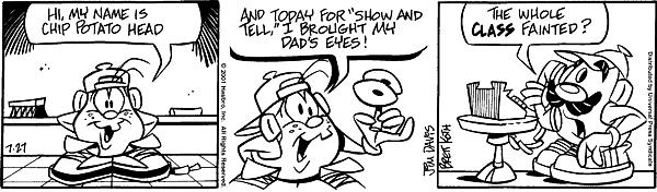 Mr. Potato Head, July 2001 comic strips | Garfield Wiki | Fandom