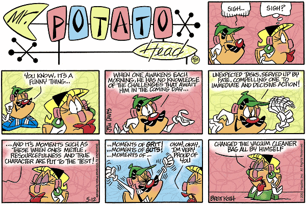 Mr. Potato Head, May 2002 comic strips | Garfield Wiki | Fandom