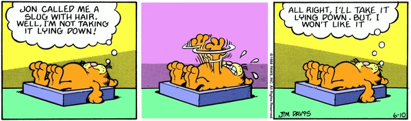 Garfield, June 1988 comic strips | Garfield Wiki | Fandom