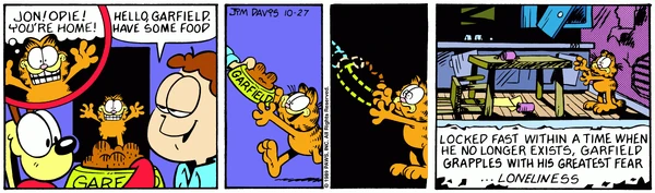 Garfield, October 1989 comic strips | Garfield Wiki | Fandom
