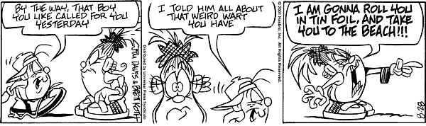 Mr. Potato Head, August 2001 comic strips | Garfield Wiki | Fandom