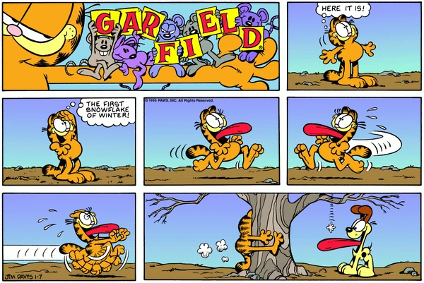 Garfield, January 1996 comic strips | Garfield Wiki | Fandom