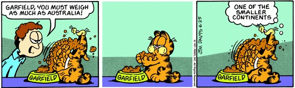 Garfield, June 1991 comic strips | Garfield Wiki | Fandom