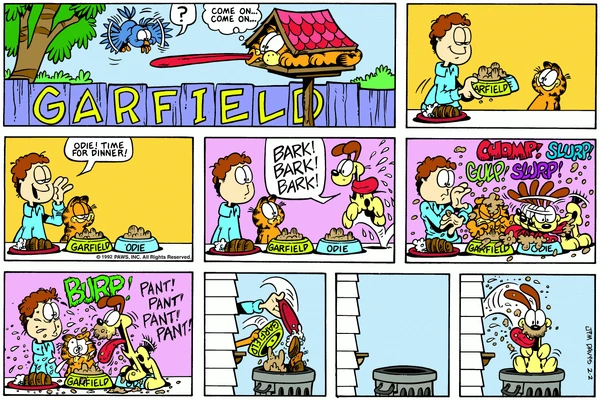 Garfield, February 1992 comic strips | Garfield Wiki | Fandom