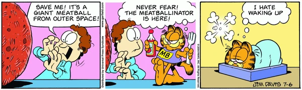 Garfield, July 2004 comic strips | Garfield Wiki | Fandom