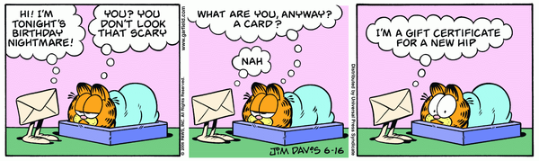 Garfield, June 2006 comic strips | Garfield Wiki | Fandom