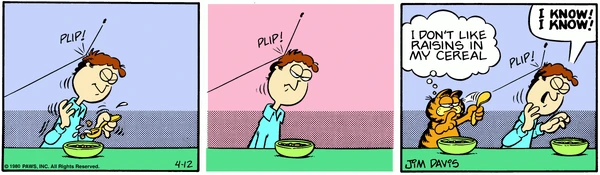 Garfield, April 1980 comic strips | Garfield Wiki | Fandom