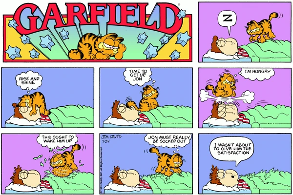 Garfield, July 1983 comic strips | Garfield Wiki | Fandom