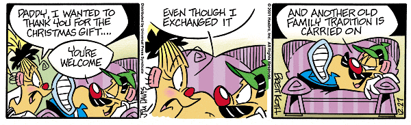Mr. Potato Head, December 2001 comic strips | Garfield Wiki | Fandom
