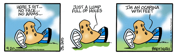 Mr. Potato Head, September 2002 comic strips | Garfield Wiki | Fandom