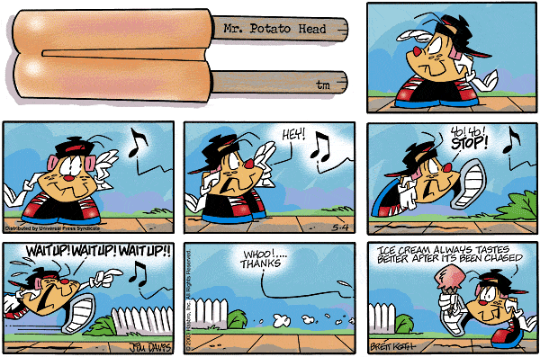 Mr. Potato Head, May 2003 comic strips | Garfield Wiki | Fandom