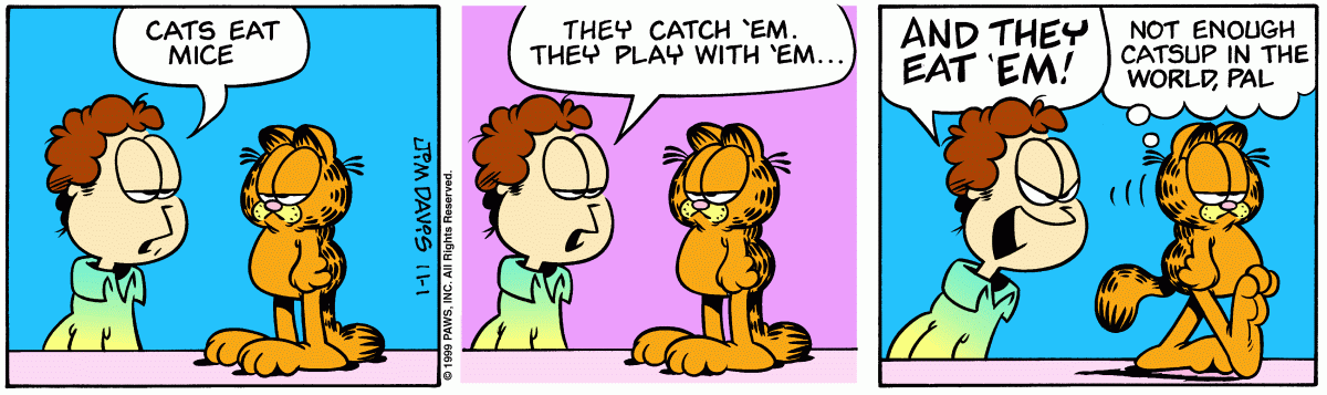 Garfield, November 1999 comic strips | Garfield Wiki | Fandom