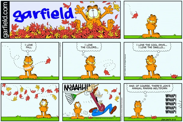 Garfield, October 2017 comic strips | Garfield Wiki | Fandom