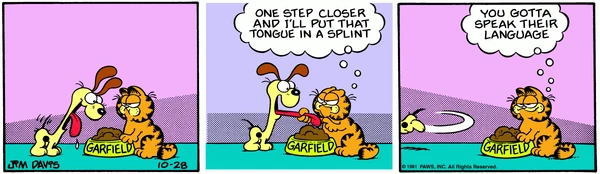 Garfield, October 1981 comic strips | Garfield Wiki | Fandom