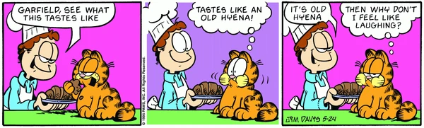 Garfield, May 1995 comic strips | Garfield Wiki | Fandom
