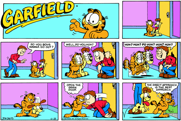 Garfield, December 1985 comic strips | Garfield Wiki | Fandom