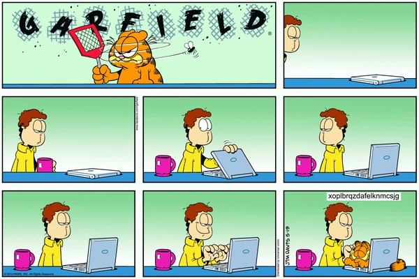 Garfield, May 2013 comic strips | Garfield Wiki | Fandom