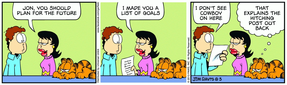 Garfield, August 2013 comic strips | Garfield Wiki | Fandom