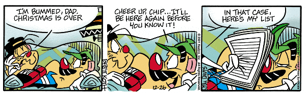 Mr. Potato Head, December 2001 comic strips | Garfield Wiki | Fandom
