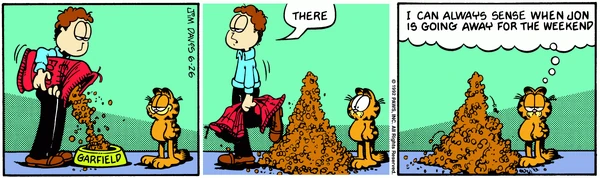 Garfield, June 1992 comic strips | Garfield Wiki | Fandom