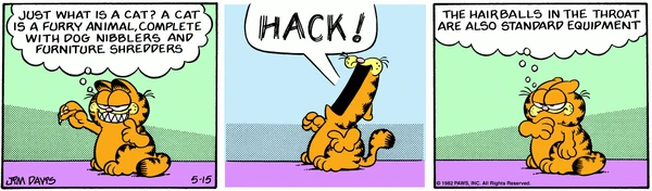 Garfield, May 1982 comic strips | Garfield Wiki | Fandom