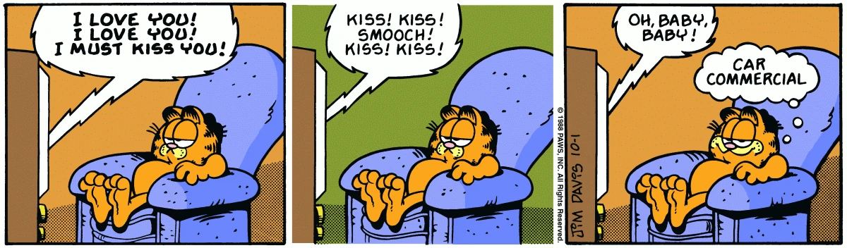Garfield, October 1988 comic strips | Garfield Wiki | Fandom