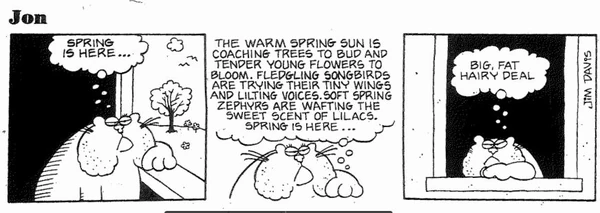 Jon, 1977 comic strips | Garfield Wiki | Fandom