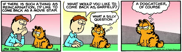 Garfield, April 1981 comic strips | Garfield Wiki | Fandom