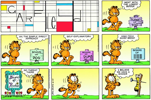 Garfield, June 2001 comic strips | Garfield Wiki | Fandom