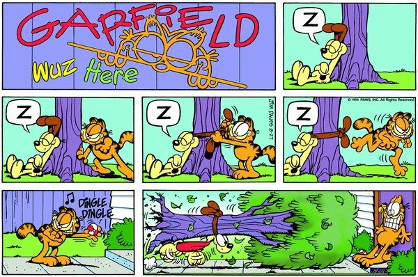 Garfield, August 1995 comic strips | Garfield Wiki | Fandom