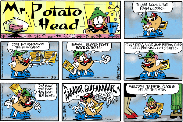 Mr. Potato Head, May 2002 comic strips | Garfield Wiki | Fandom