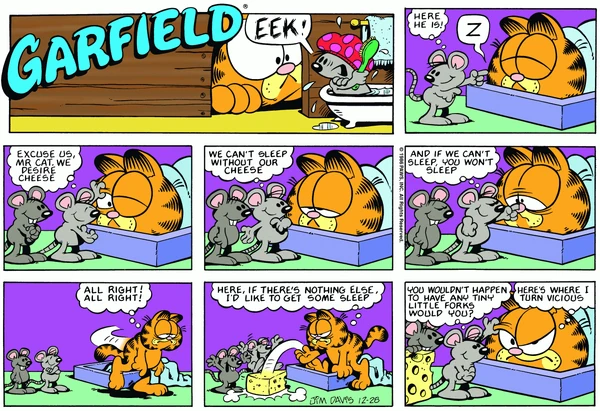 Garfield, December 1986 comic strips | Garfield Wiki | Fandom