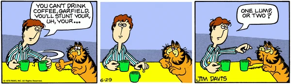 Garfield, June 1978 comic strips | Garfield Wiki | Fandom