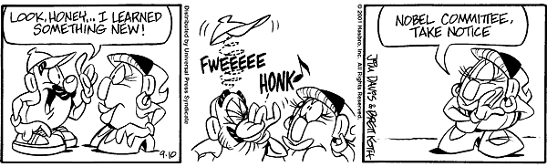 Mr. Potato Head, September 2001 comic strips | Garfield Wiki | Fandom